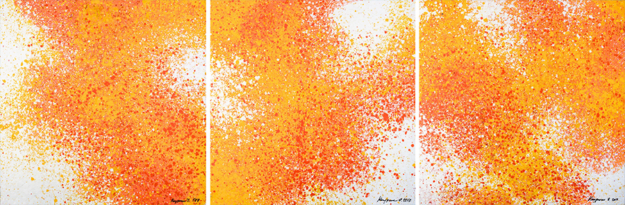 Summer Game, triptych - Olga Kondratska ART Gallery